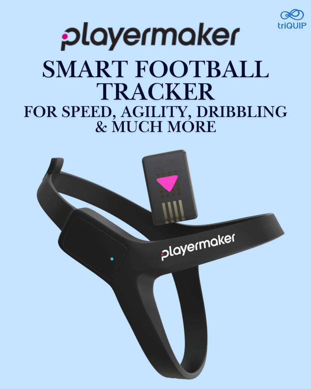 PLAYERMAKER 2.0 Smart Football Tracker – triQUIP Sports